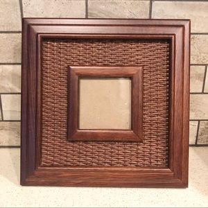 Accents | Wood Weaved Picture Frame | Poshmark